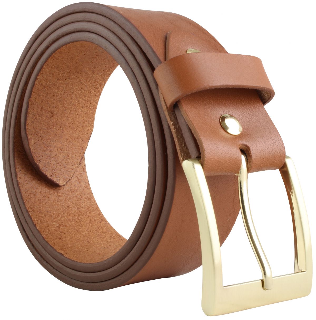 Ledergürtel Herren Vollrindleder 4 cm Jeans klassisch
