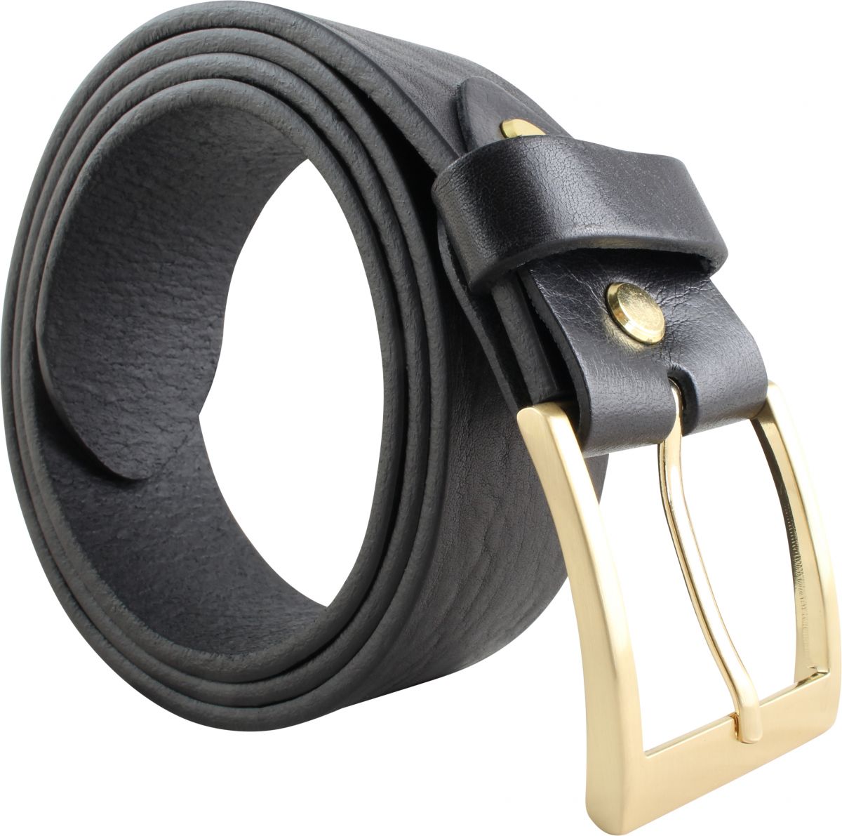 Ledergürtel Herren Vollrindleder 4 cm Jeans klassisch